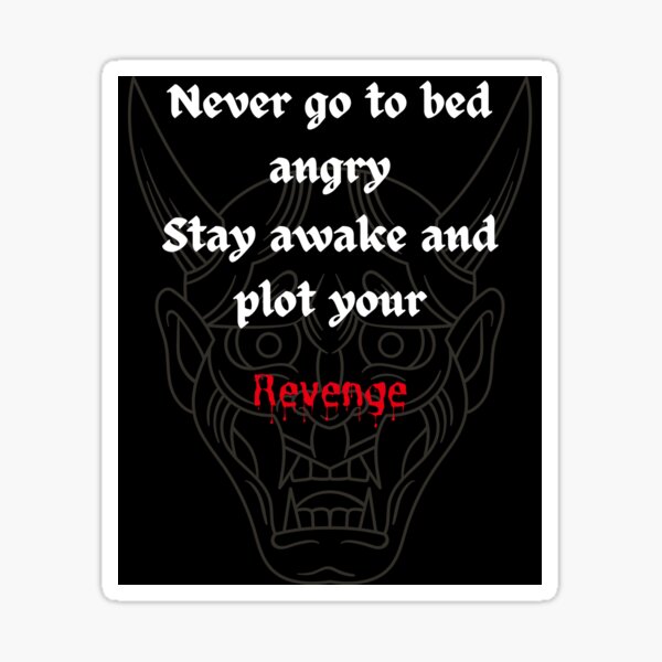 "Stay Awake - Plot Revenge - joke" Sticker for Sale by Funny-Quotes101 ...