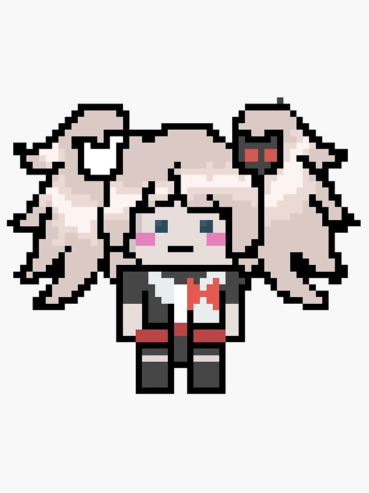 "Pixel Junko Enoshima " Sticker for Sale by Something-Artz | Redbubble