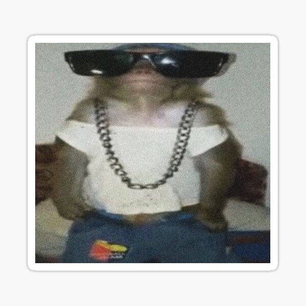 "Monkey swag" Sticker for Sale by designskull | Redbubble