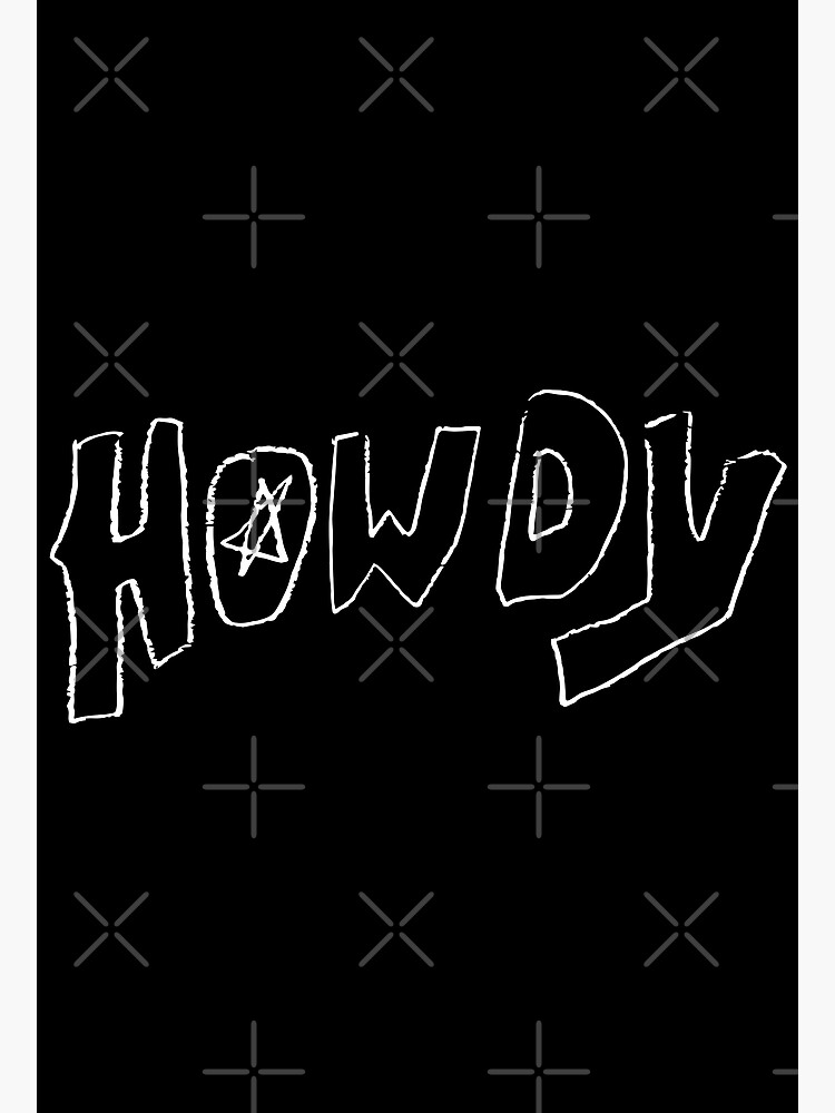 "Ryan Trahan Merch Howdy Logo" Poster for Sale by AfafShopy | Redbubble