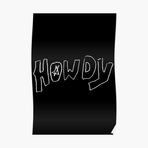 "Ryan Trahan Merch Howdy Logo" Poster for Sale by AfafShopy | Redbubble