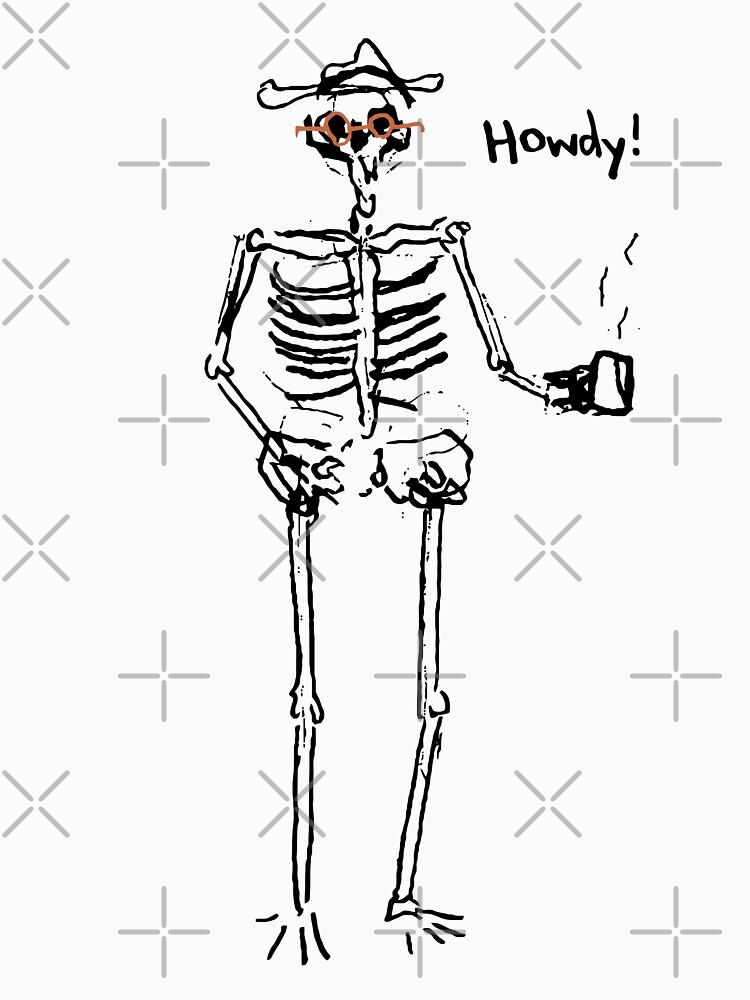 "Ryan Trahan Merch Howdy Skeleton" T-shirt for Sale by AfafShopy ...