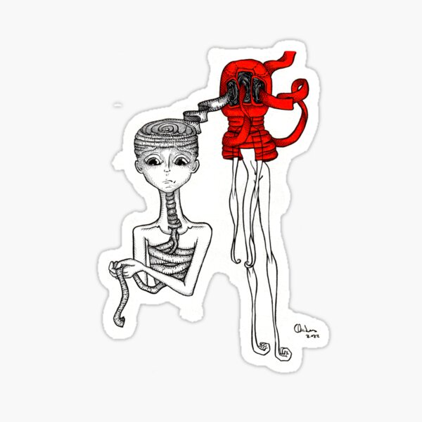 "under the influence" Sticker for Sale by Half-Ghost-Club | Redbubble