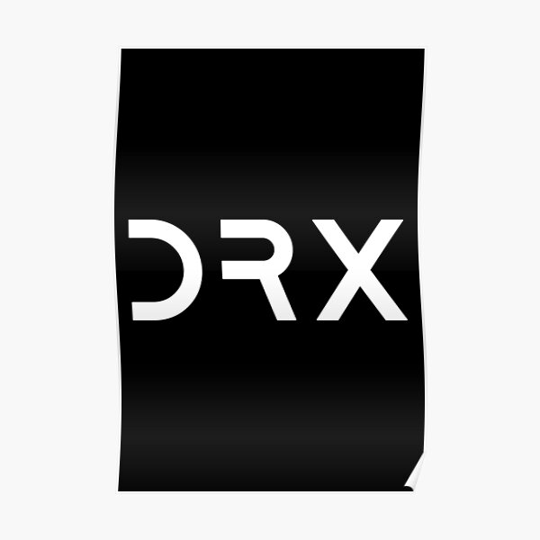 "Drx Merch DRX Logo" Poster for Sale by AfafShopy | Redbubble