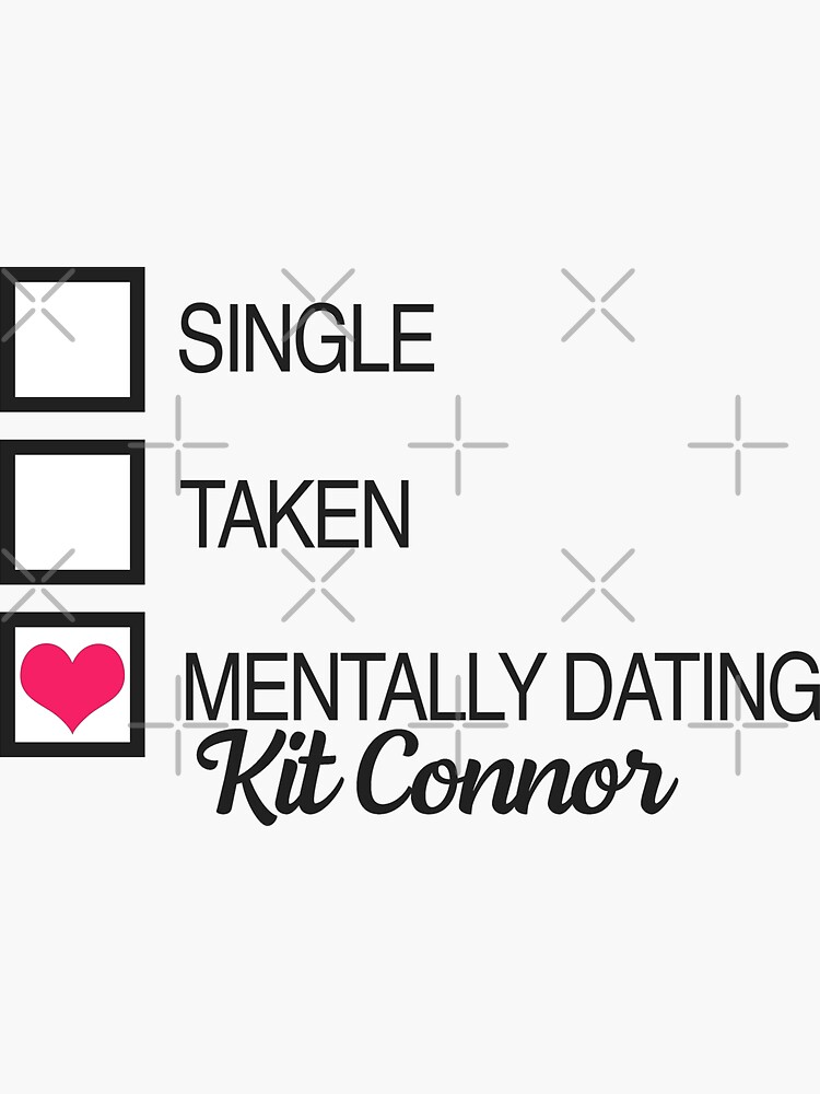 "Mentally dating Kit Connor Heart" Sticker for Sale by ManoTV | Redbubble