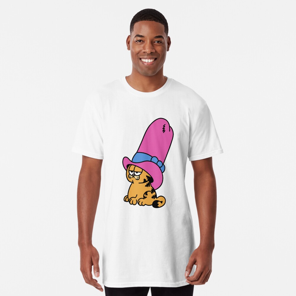 "pink garfield slay" Sticker for Sale by jamielynngalla | Redbubble