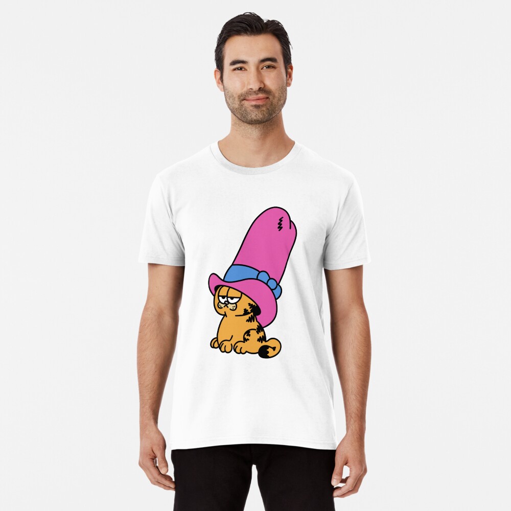 "pink garfield slay" Sticker for Sale by jamielynngalla | Redbubble