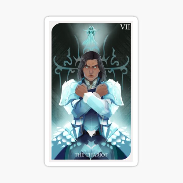 "Kaladin | The chariot | tarot cards" Sticker by Geryss | Redbubble