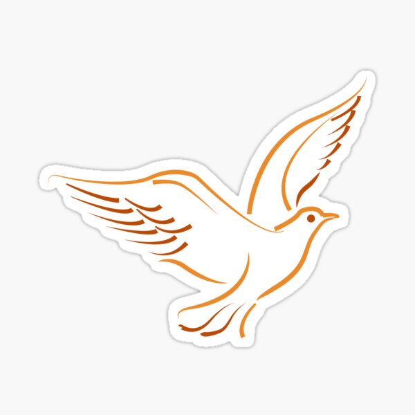 "Free Bird / YELLOW " Sticker for Sale by BIS-DESIGN | Redbubble