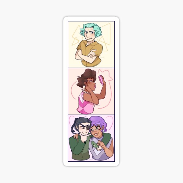 "Background Squad (Part 2)" Sticker for Sale by SangArts | Redbubble