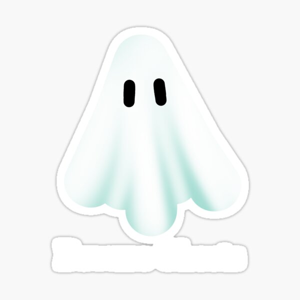"Beware Ghosts!" Sticker for Sale by SpikeTheArtist | Redbubble