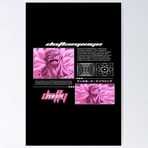 " DONQUIXOTE DOFLAMINGO ONE PIECE" Poster for Sale by allwhatiwant4 ...