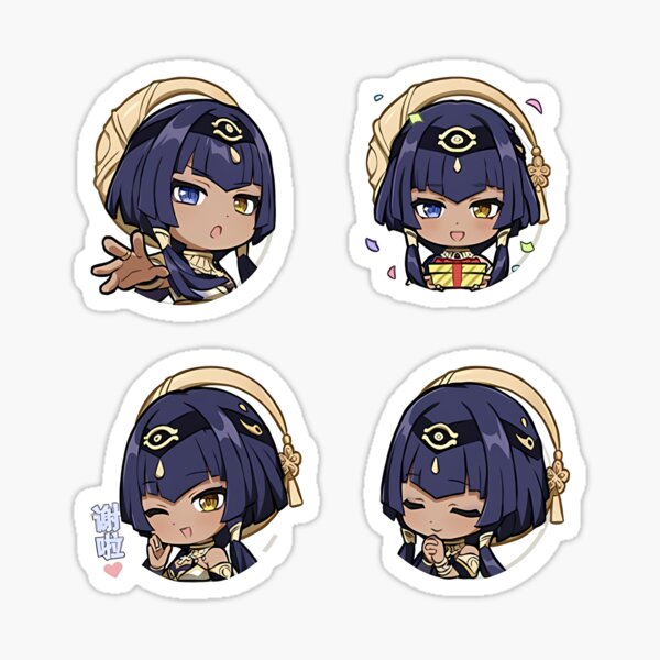 "Genshin Impact Candace cute chibi pack" Sticker for Sale by Omagatoki ...