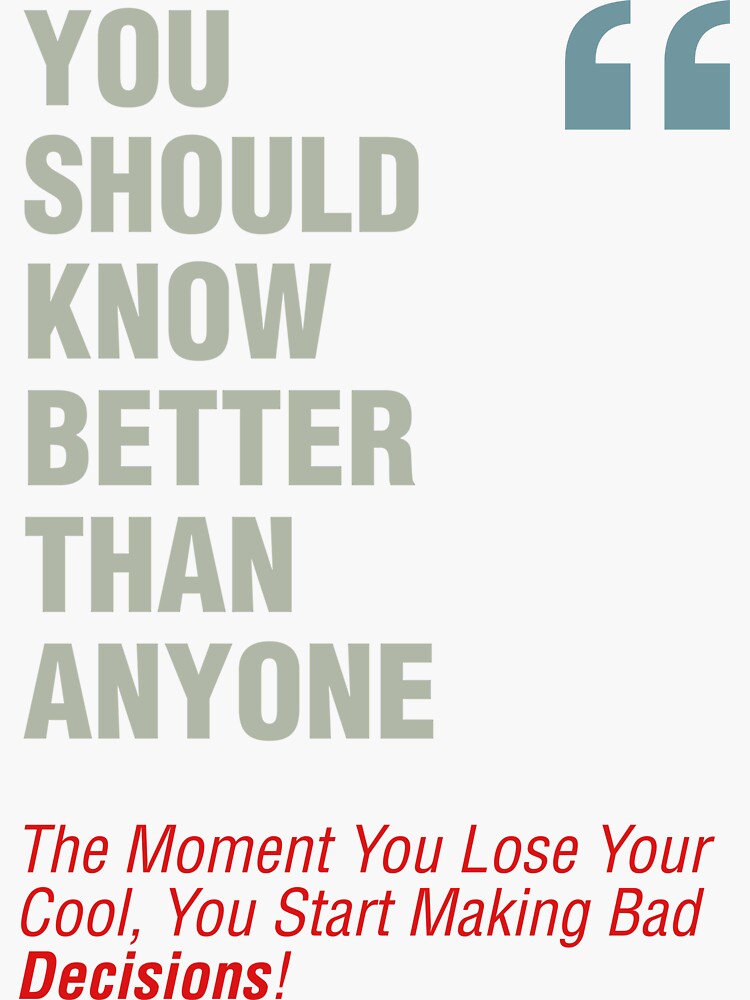 "Motivational Quotes: Know Better Than Anyone" Sticker for Sale by ...