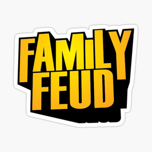 "Family Feud logo 2006-2007" Sticker for Sale by gameshowfan2001 ...