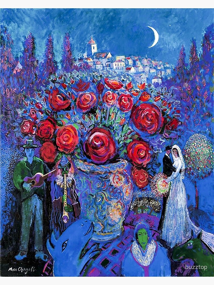 " Chagall paintings, Artist, Marc chagall" Metal Print for Sale by ...