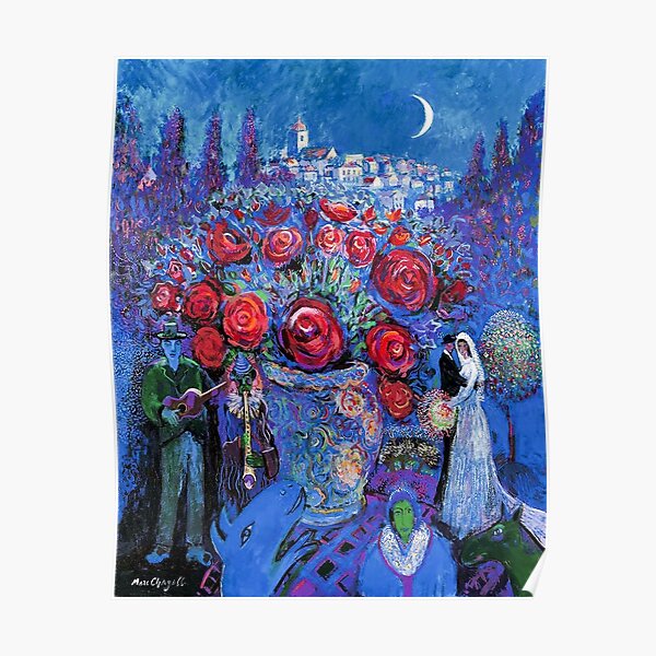 " Chagall paintings, Artist, Marc chagall" Poster for Sale by buzztop ...