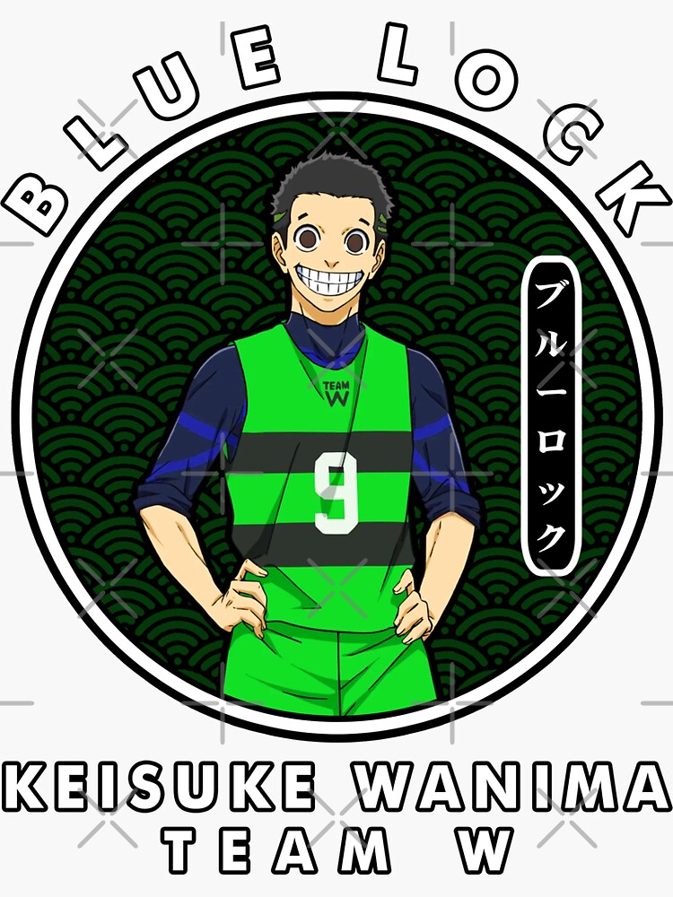 "KEISUKE WANIMA - TEAM W" Sticker for Sale by PeNge2000 | Redbubble