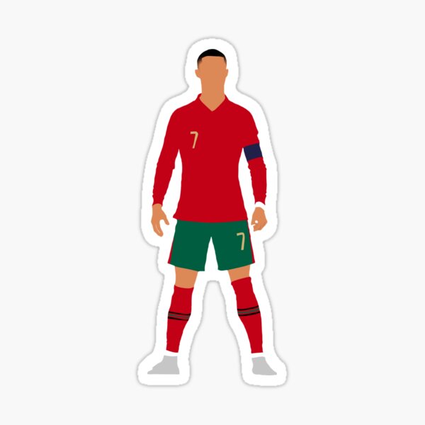 "Cristiano Ronaldo Portugal Minimalist" Sticker for Sale by ...