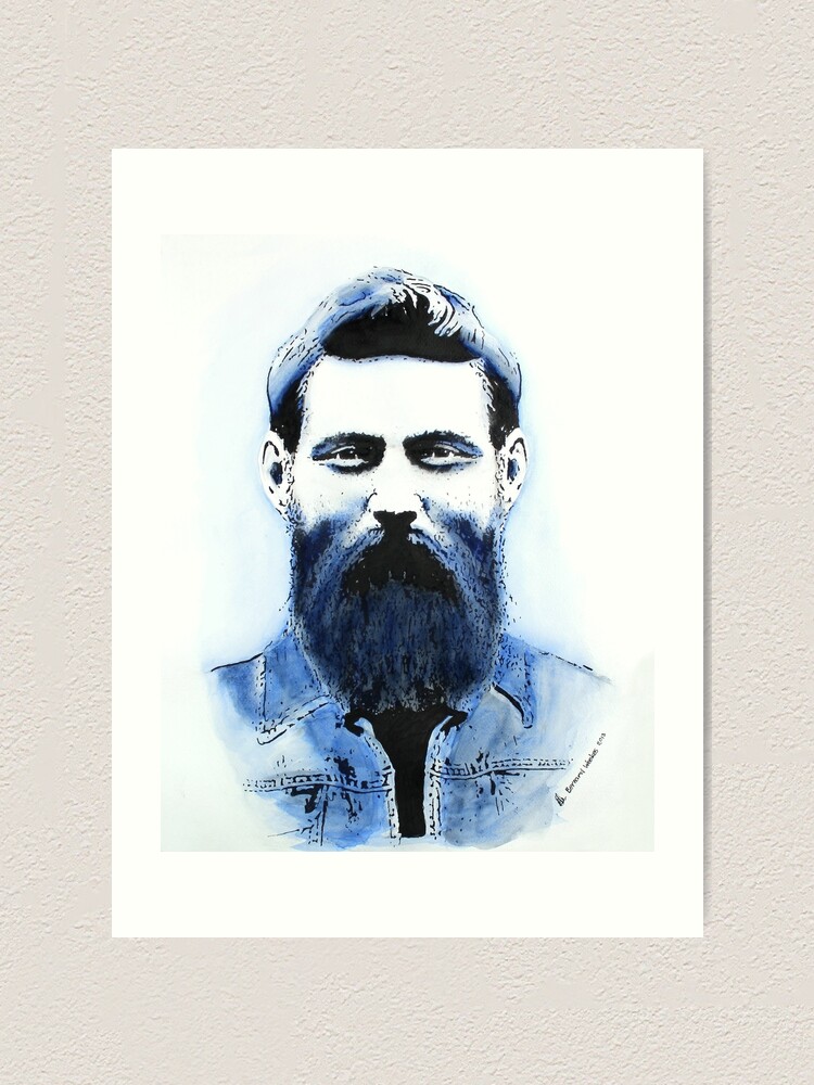 "Ned Kelly - Spirit of Ned Kelly" Art Print by BernardWeekes | Redbubble