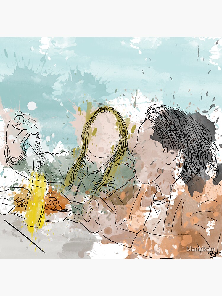 "Villanelle and Eve - Curly Fries" Sticker for Sale by blankikam ...