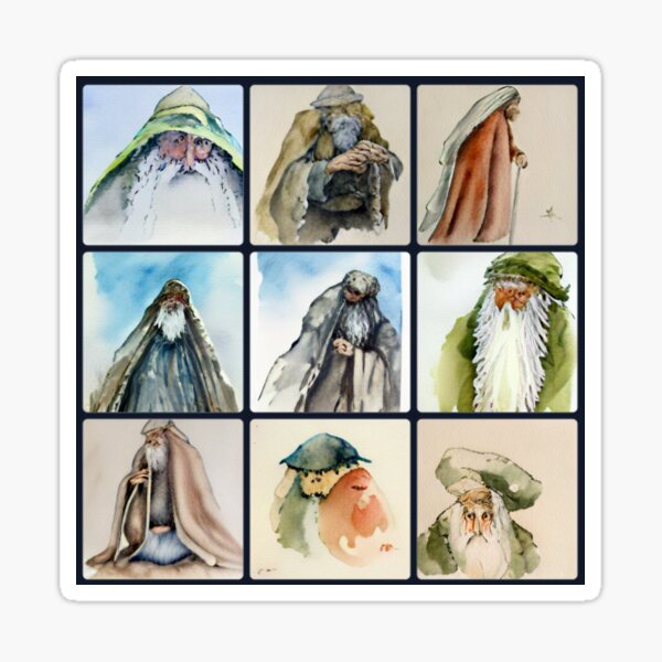 "Hermit Pack" Sticker for Sale by CinderPress | Redbubble