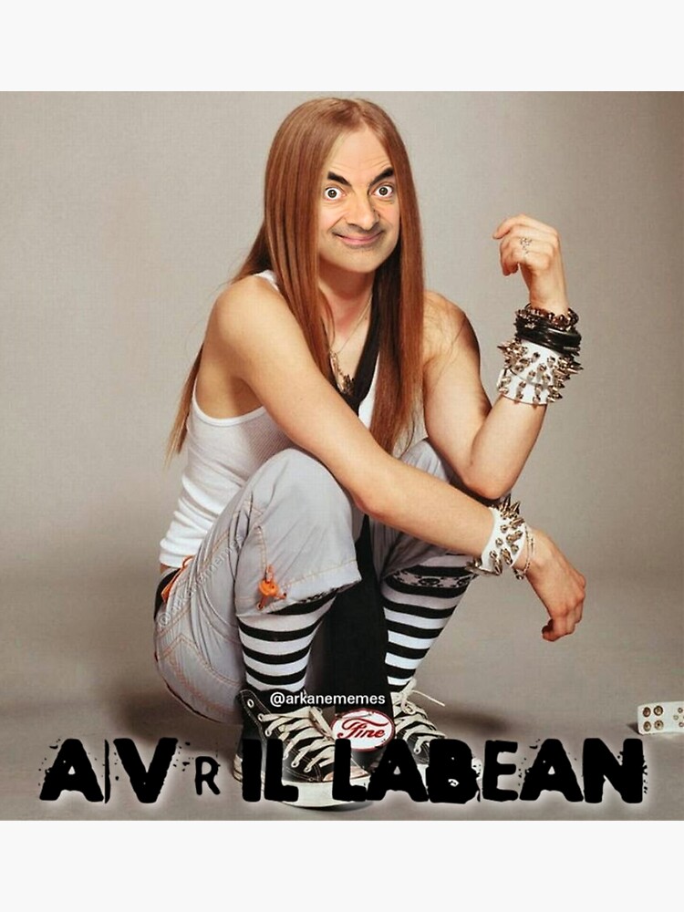 "Avril LaBean" Sticker for Sale by arkanememes | Redbubble