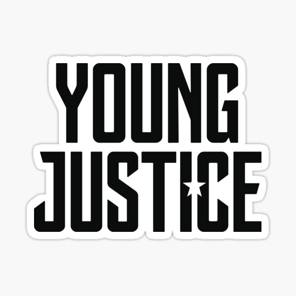 "YOUNG JUSTICE" Sticker for Sale by Citrino Creativo | Redbubble