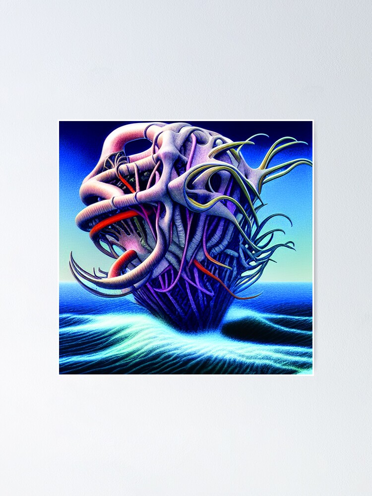 "Digital Painting Of Deep Ocean Creature" Poster for Sale by NatureFood ...