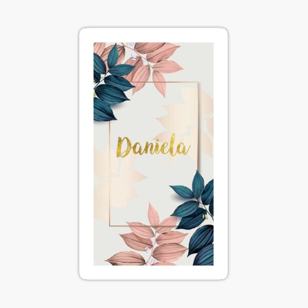 "Daniela" Sticker for Sale by RenatoGuzman | Redbubble