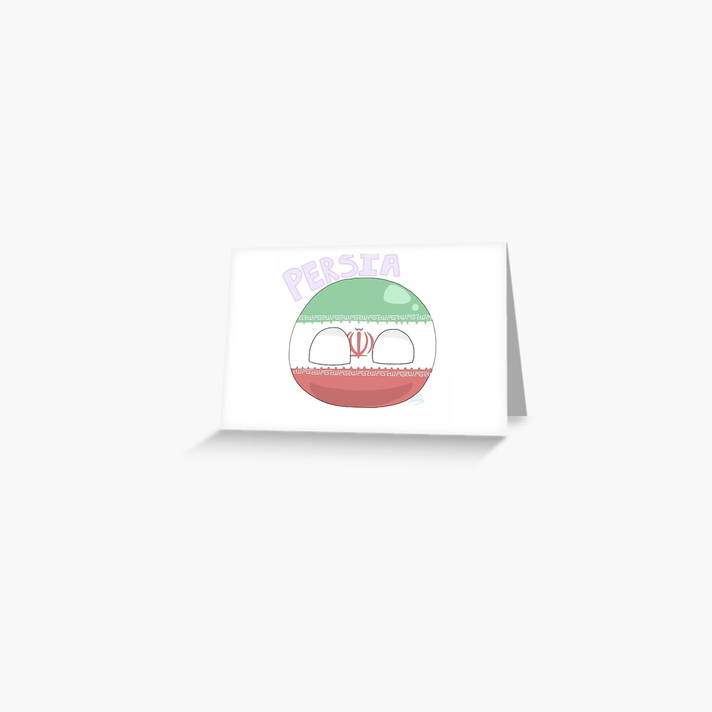 "Perisaball - Iranball" Greeting Card by fyromball | Redbubble