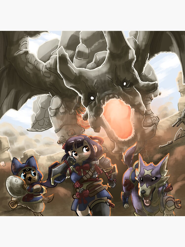 "Basarios Attack" Sticker for Sale by Salamanding | Redbubble