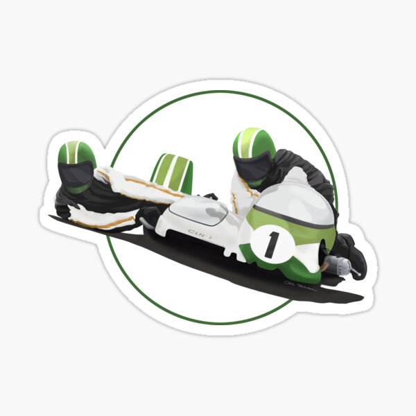 Sticker for Sale mit "SIDECAR RACER" von MOTORVATESTUDIO | Redbubble