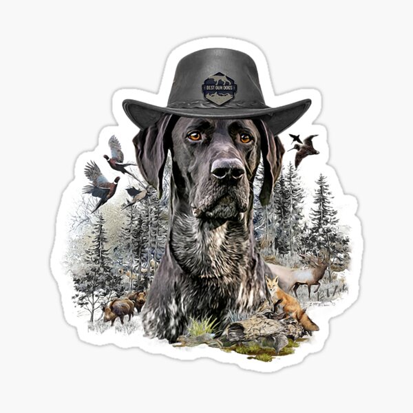 "Best Hunting Dogs (GSP) " Sticker for Sale by TammyHunterArt | Redbubble