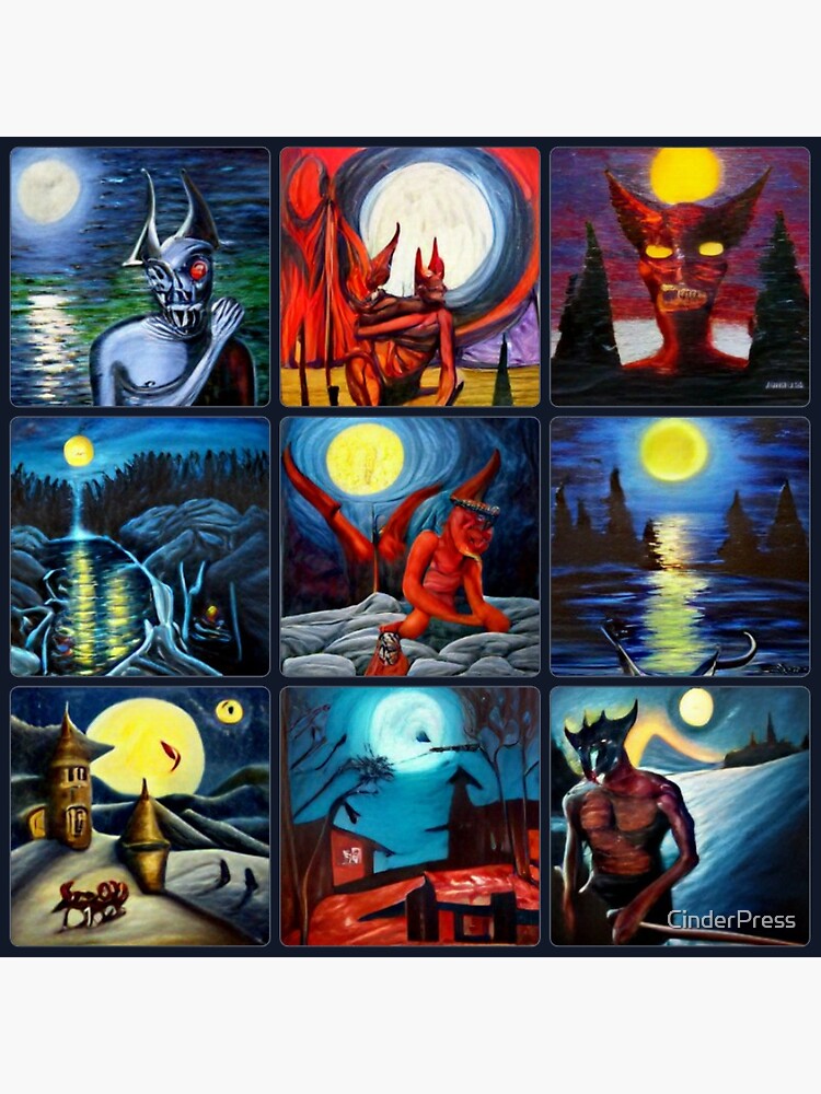 "Devil's Knight Pack" Poster for Sale by CinderPress | Redbubble