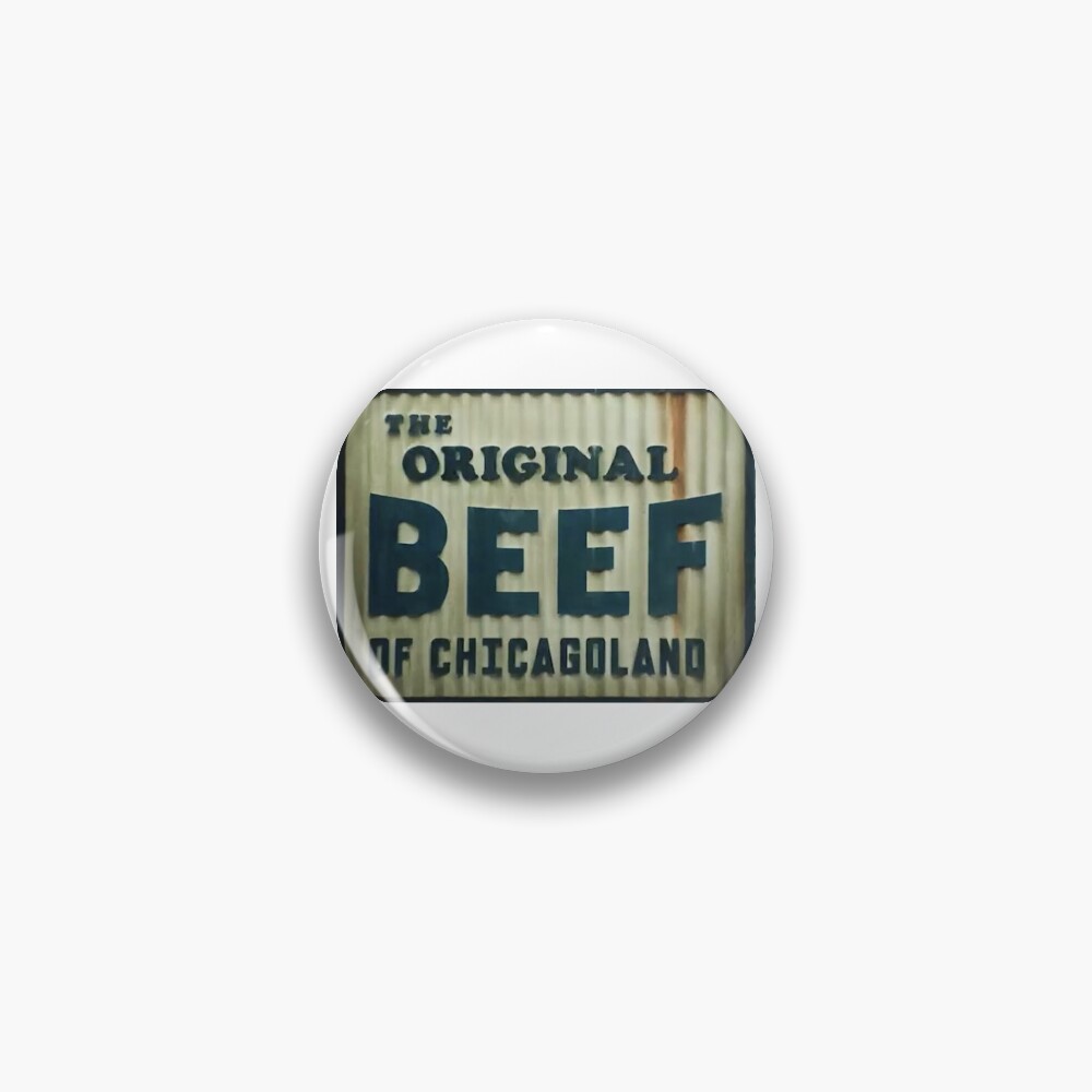 "The Original Beef of Chicagoland (Real sign from The Bear)" Sticker ...