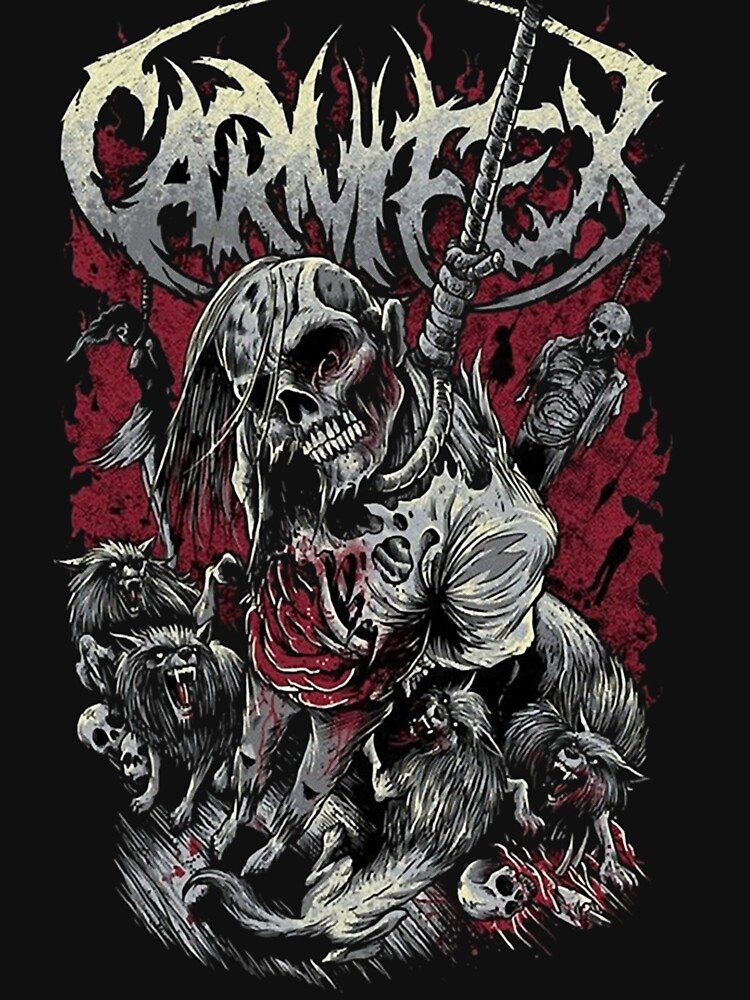 "Vintage Retro Band Carnifex Art Logo " Sticker for Sale by Kristurrin ...