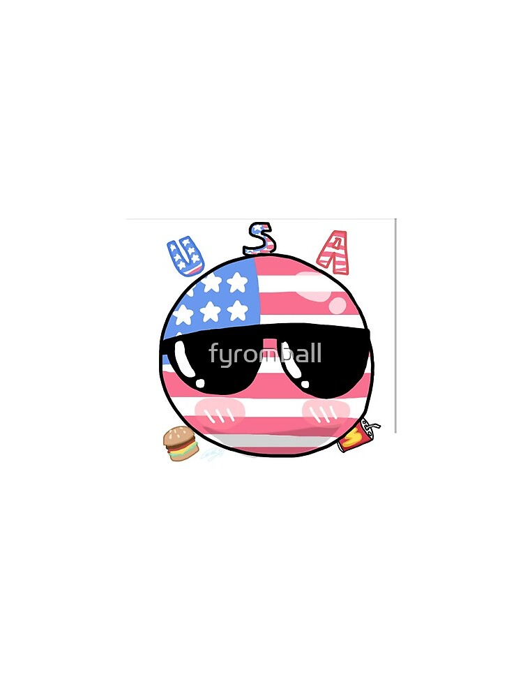 "USAball - Americaball " Drawstring Bag for Sale by fyromball | Redbubble