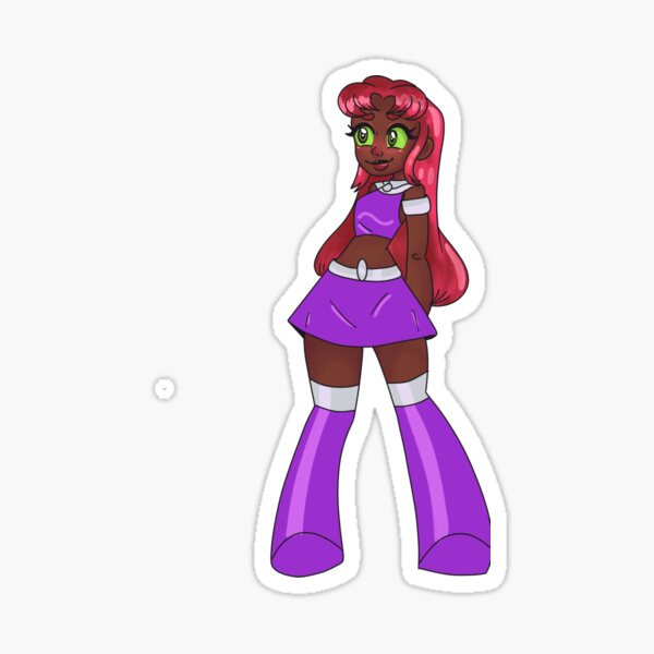"Black Starfire " Sticker for Sale by msreinadoll | Redbubble