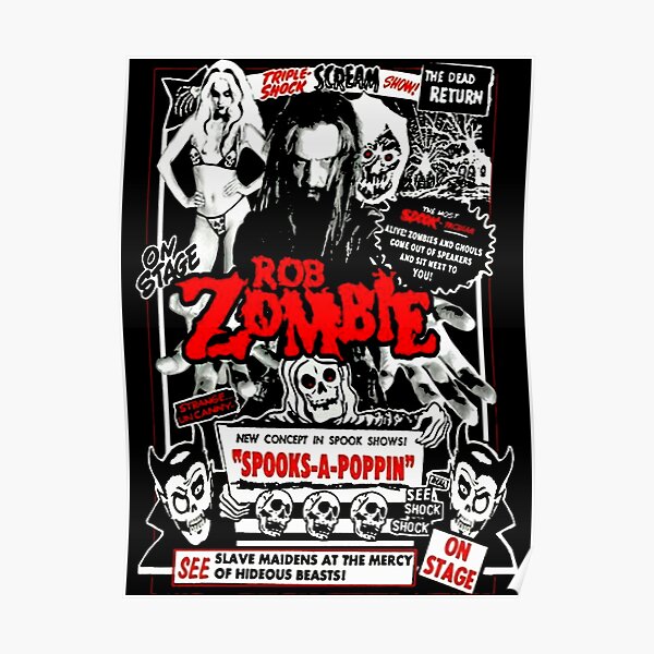 "Vintage rob zombie band art" Poster for Sale by JONACRES | Redbubble
