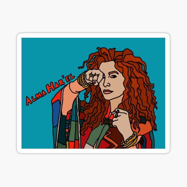 Alma Harel Sticker For Sale By Shlelb Redbubble