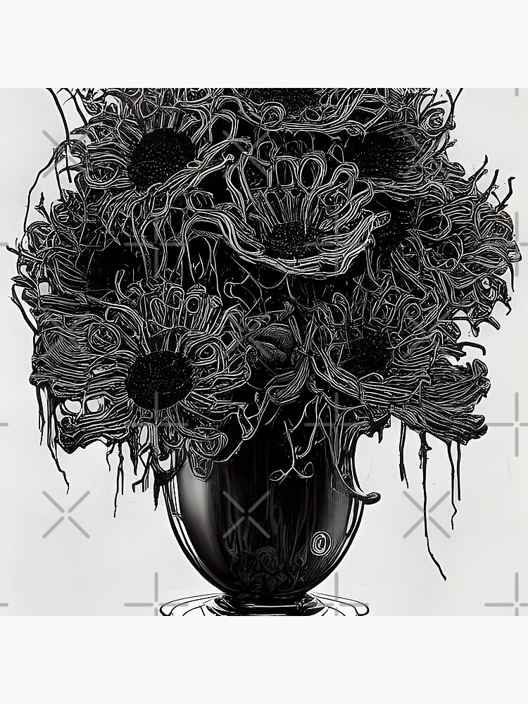 "Stringy Flower Bouquet Art" Poster for Sale by MissFritz | Redbubble