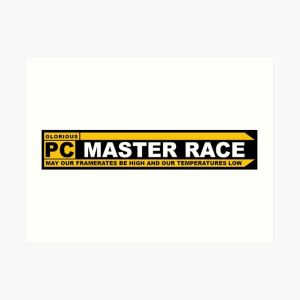 "PCMR Logo" Art Print by trusl | Redbubble