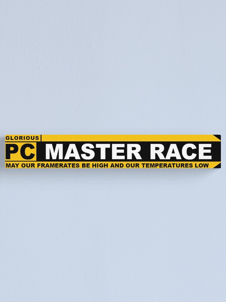 "PCMR Logo" Canvas Print by trusl | Redbubble