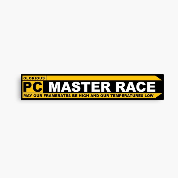 "PCMR Logo" Canvas Print by trusl | Redbubble