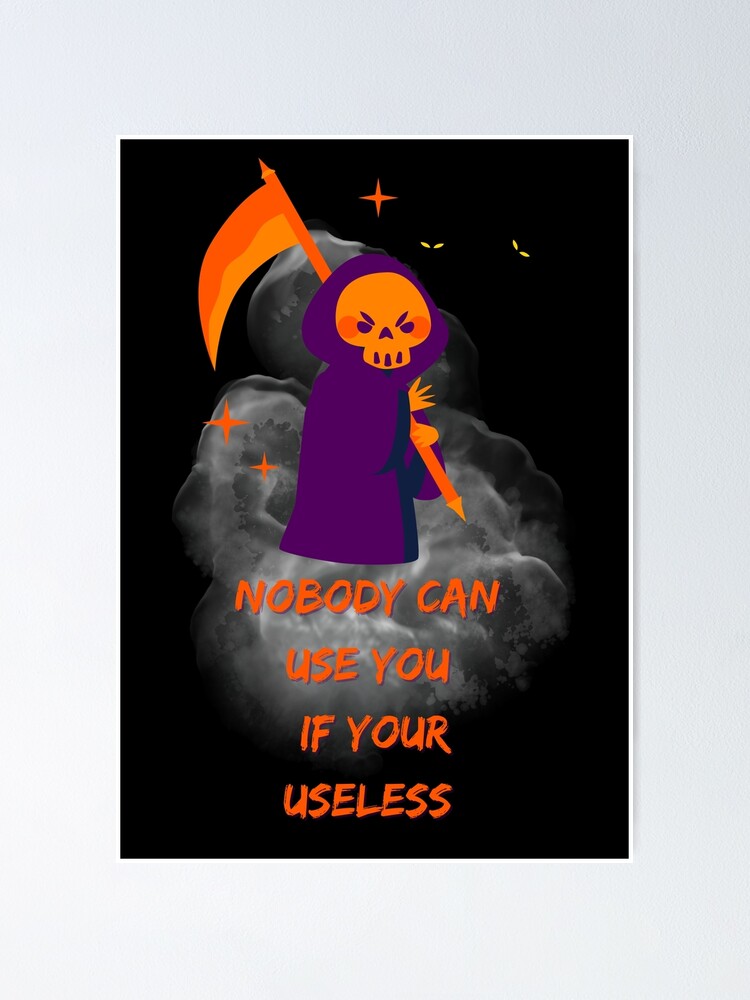 "Grim Reaper" Poster for Sale by Benb2567 | Redbubble