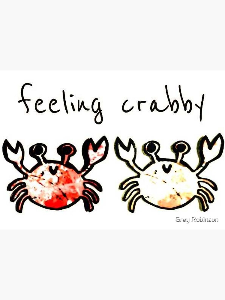 "Feeling crabby duo red and gold" Sticker for Sale by GreyMoon11 ...