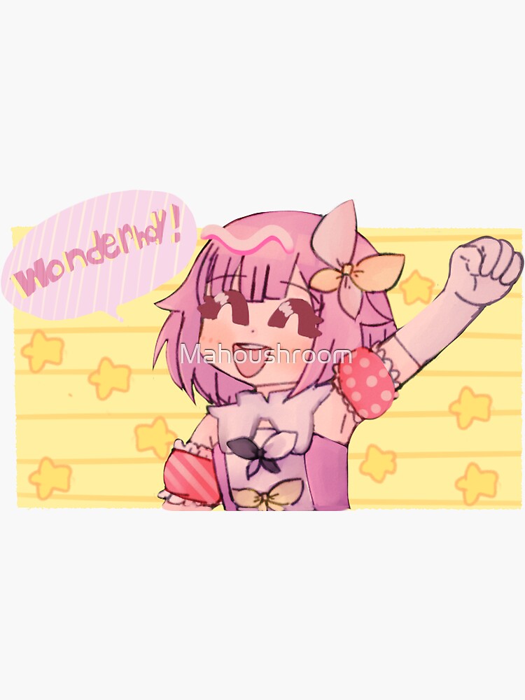 "Wonderhoy!" Sticker for Sale by Mahoushroom | Redbubble