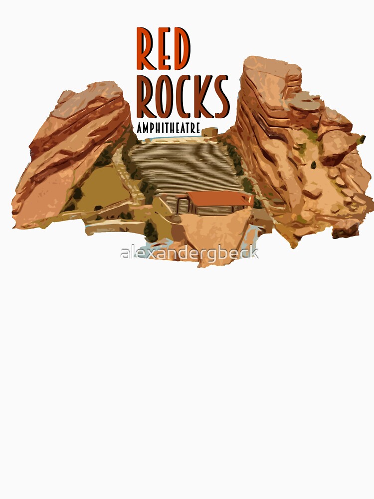 "Red Rocks Amphitheatre | Colorado, USA" T-shirt by alexandergbeck ...
