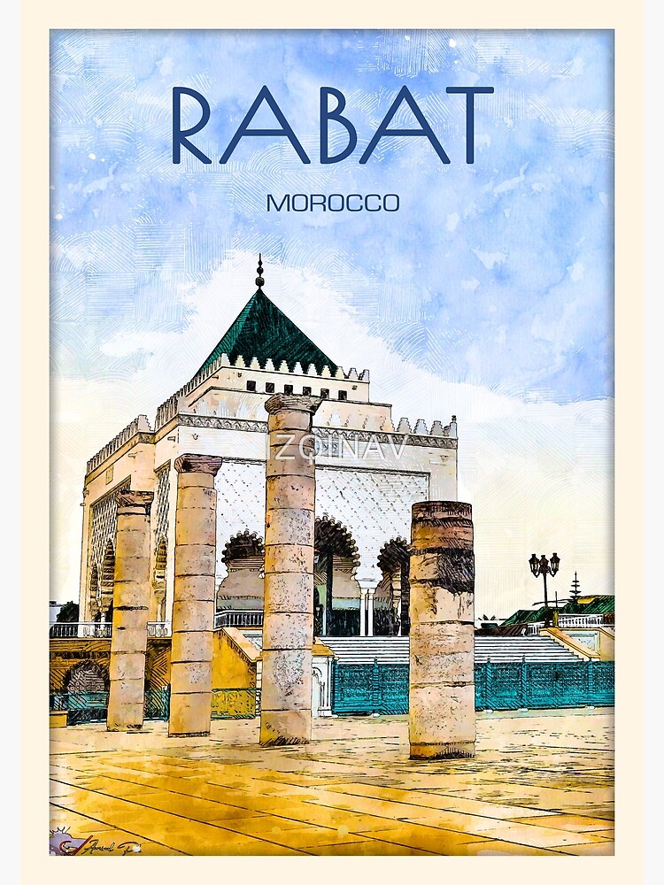 "Rabat Travel Art" Poster for Sale by nifroart2022 | Redbubble
